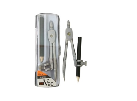 COMPAS METALICO C/LAPIZ EN CAJA V90 – Tienda Online